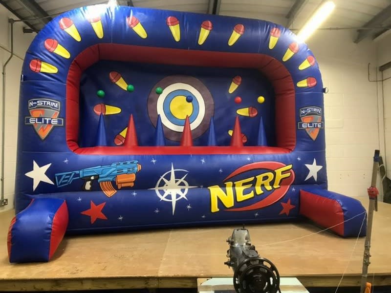 Nerf Shooting Range - Jalmac Leisure | Bouncy Castle Hire, Tameside ...