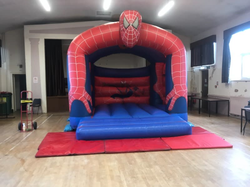 Spider-man Castle AC Bouncy Castles - bouncy castle hire mansfield ...