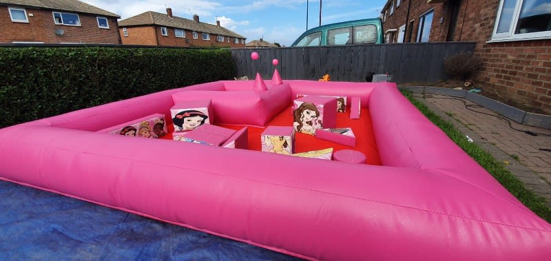 Pink Inflatable Soft Play Inflatable and Soft Play Hire Redcar