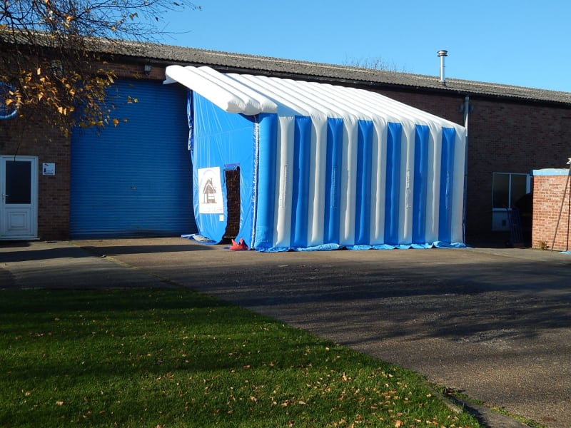 In Stock Inflatable Worktent - INFLATABLE BUILDINGS AND STRUCTURES