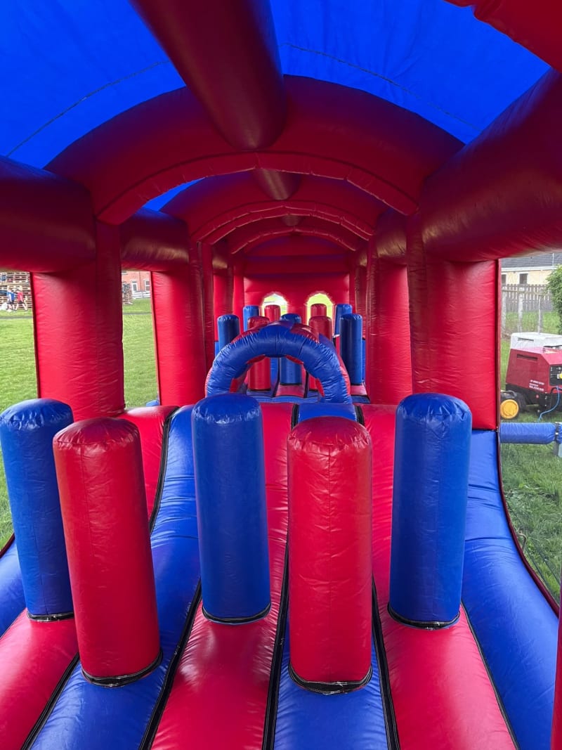 65ft Party Obstacle Course - Kings Bouncy Castle Hire | Northern Ireland