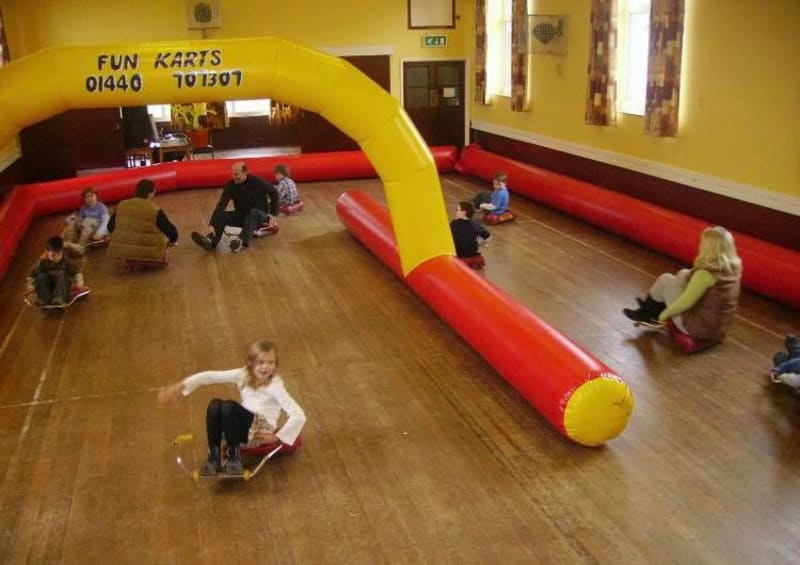 Wiggle Cars And Inflatable Race Track - Cardiff Entertainments ...