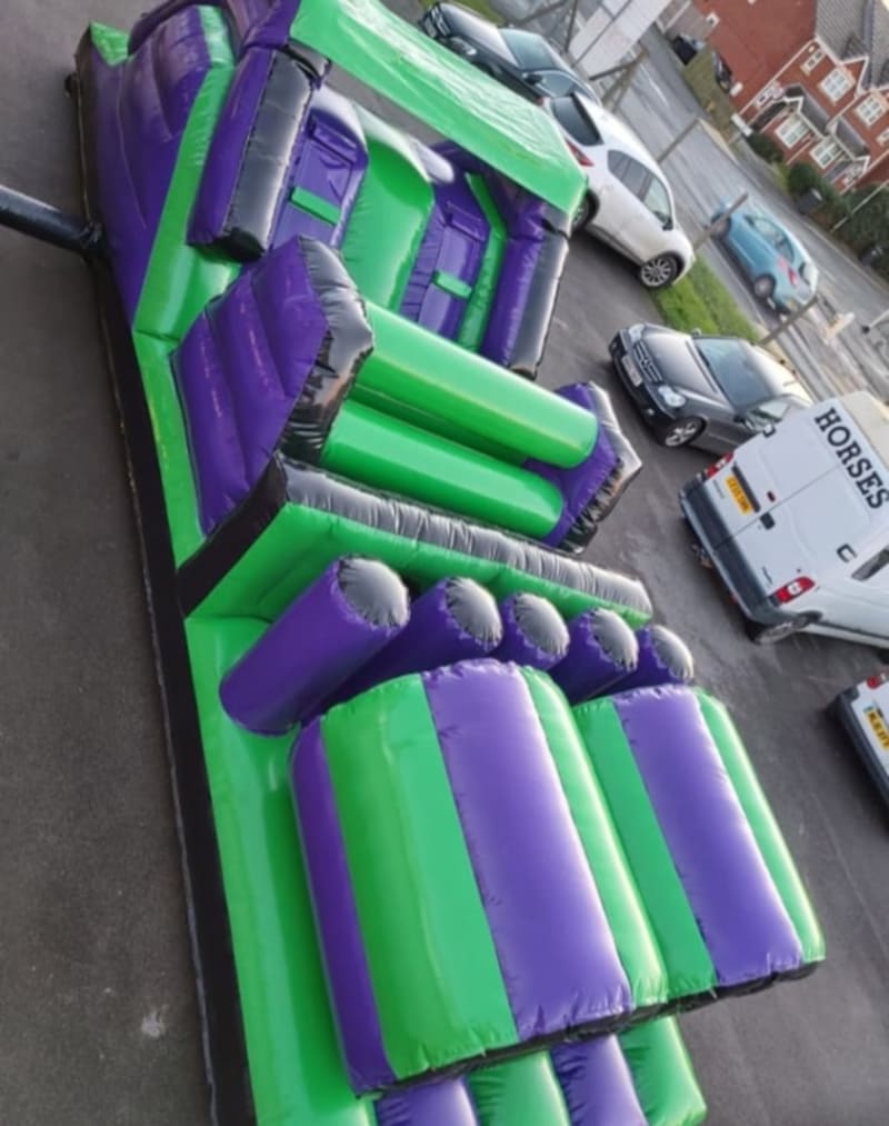 31ft Obstacle Course Kangaroo Castles | Party Hire | Telford ...