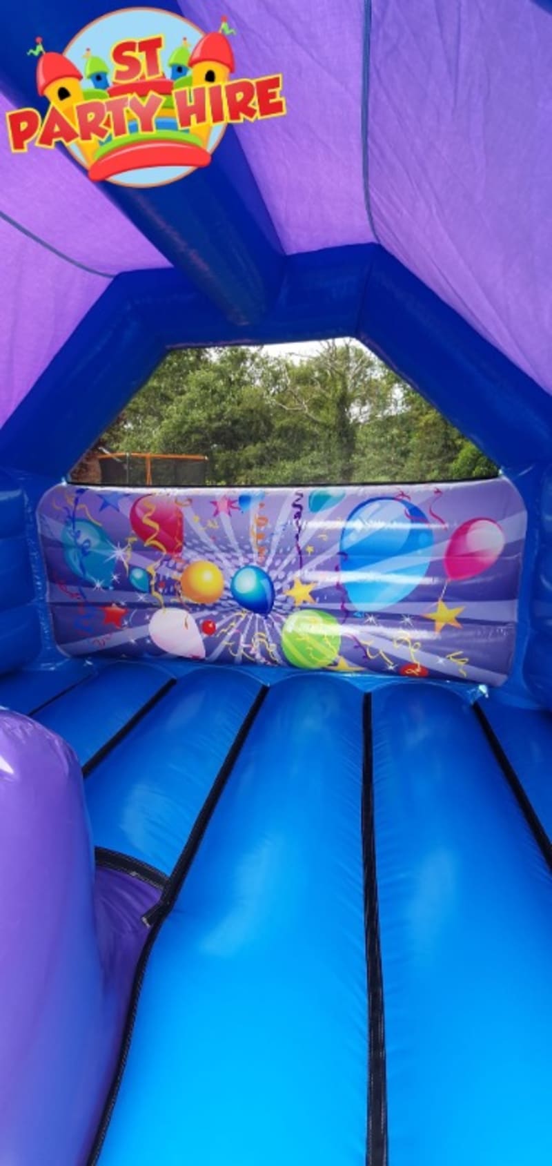 Front Slide Combi Party Theme Bouncy Castle - ST Party Hire