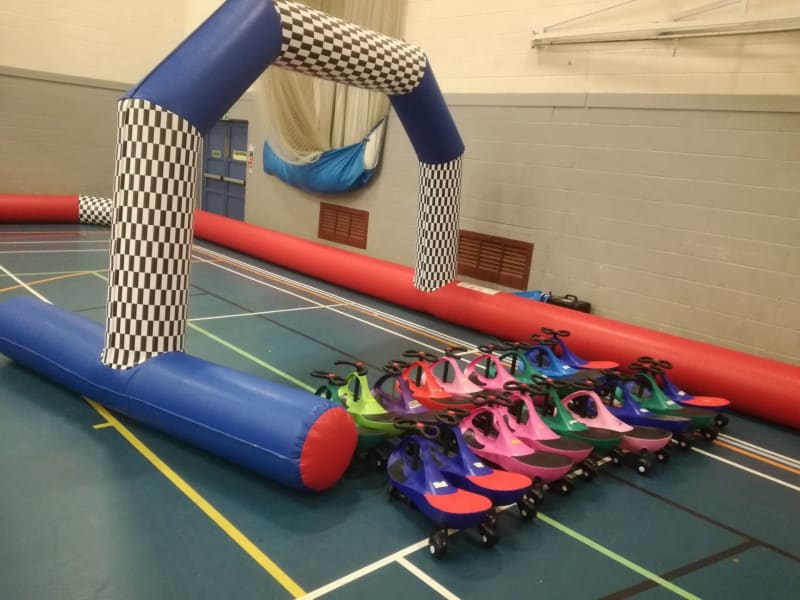 Wiggle Cars And Track Package - Acm Entertainments, Bouncy Castle Hire ...