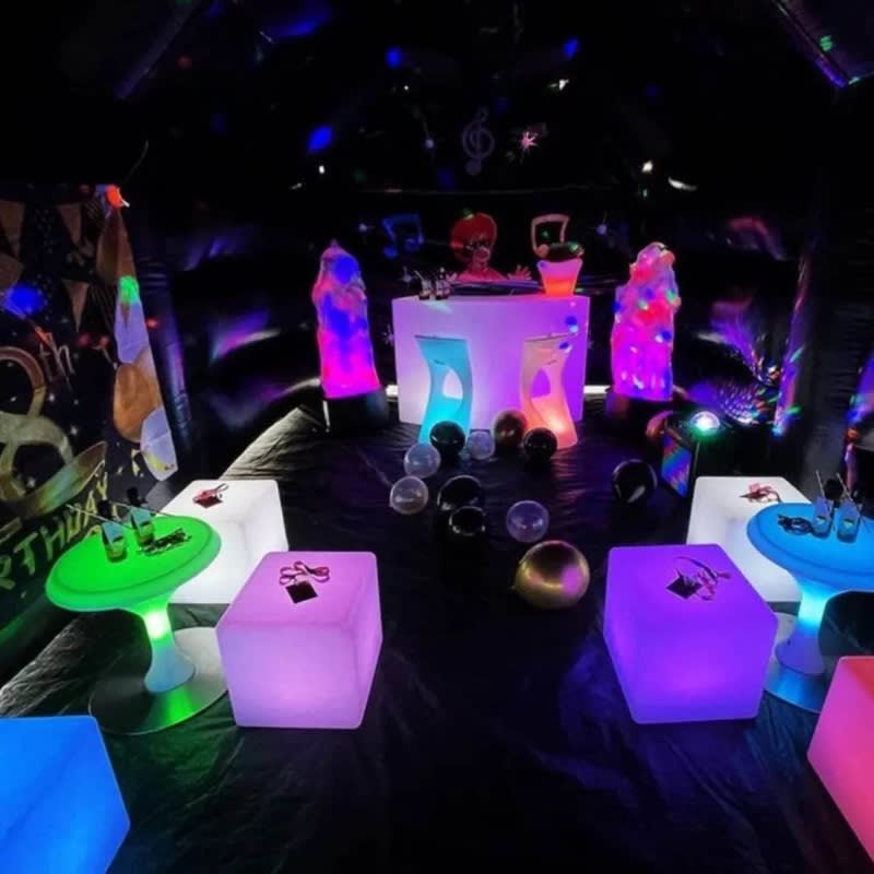 Inflatable Nightclub And Neon Parties - Tilly Tots Softplay Hire | Soft ...