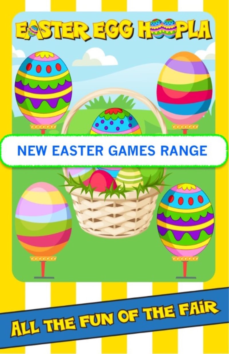 Easter Egg Hoopla | Easter Activity Game | Side Stall Game | Side Stall ...