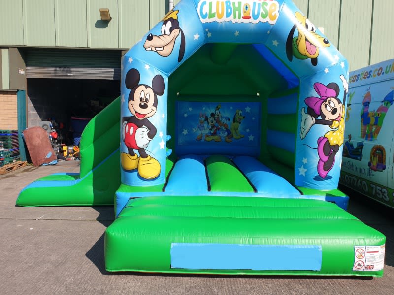Mickey Mouse With Slide Liverpool - MJ Castles