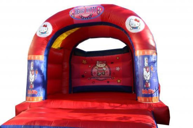 16ft X 16ft Hello Kitty Theme Castle Dj Land Of Castles | Bouncy Castle ...