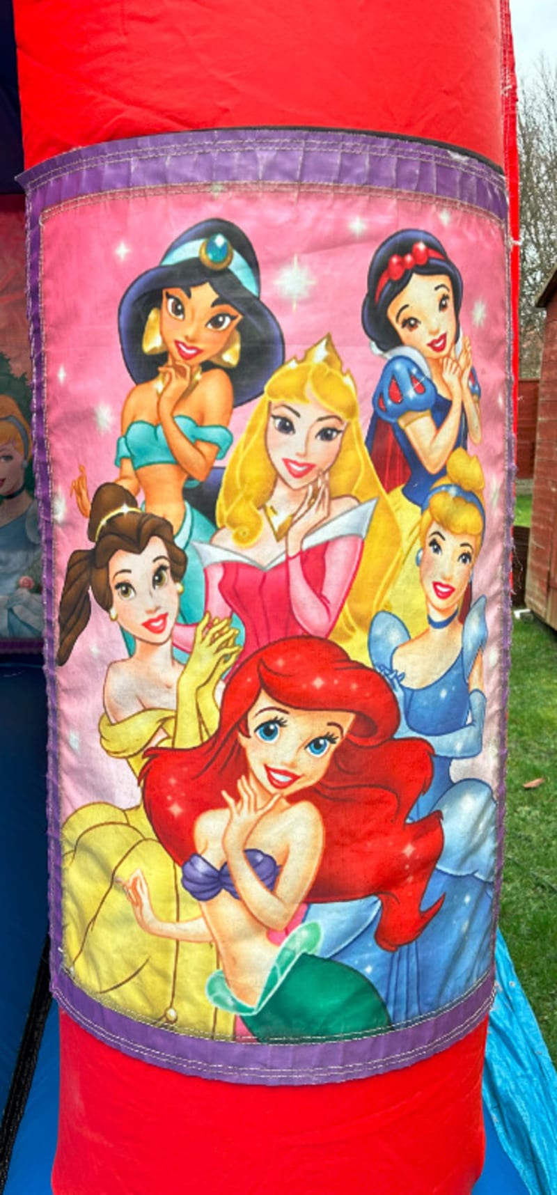 12ft X 12ft Blue And Red Castle - Princesstheme - A Wibbly Wobbly ...