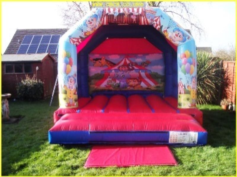 Circus Theme Castle - Childrens Bouncy Castle Hire
