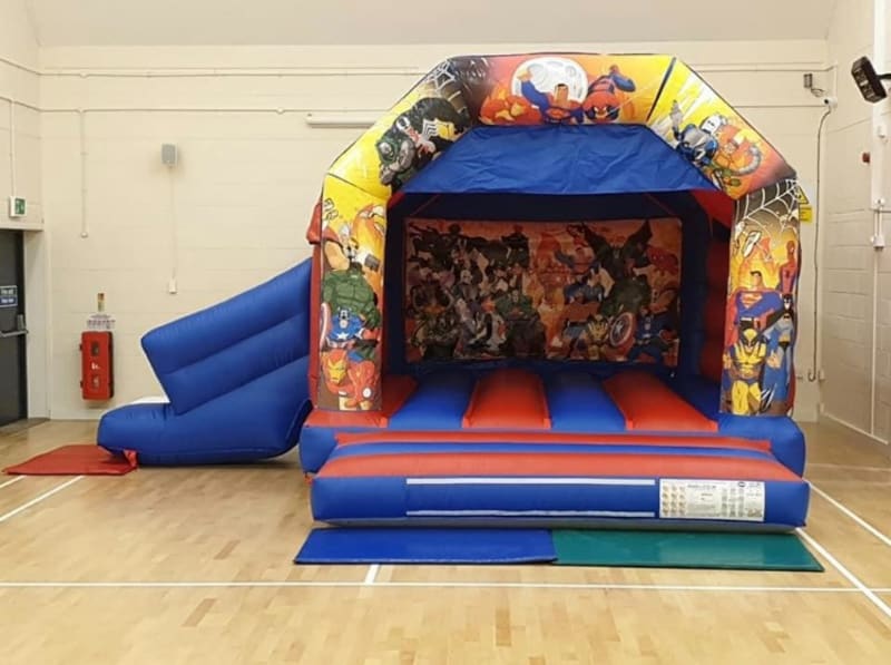 Blue A Frame Slide Castle - King Of The Castles