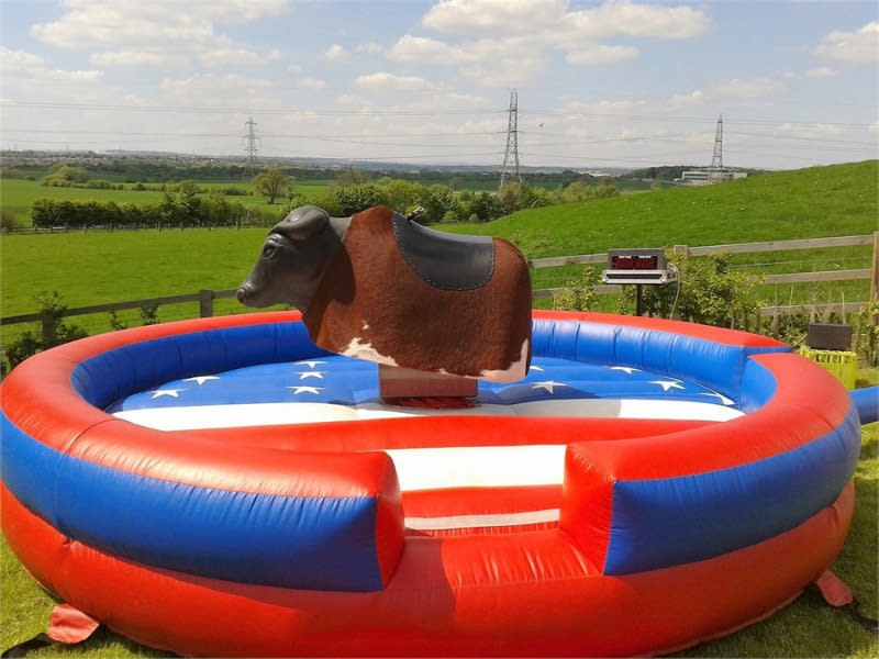 Rodeo Bull Hire Liverpool North West - MJ Castles