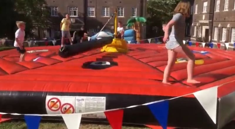 Total Wipe Out Game - Inflatable Fairs | Bouncy Castle Hire London, Essex