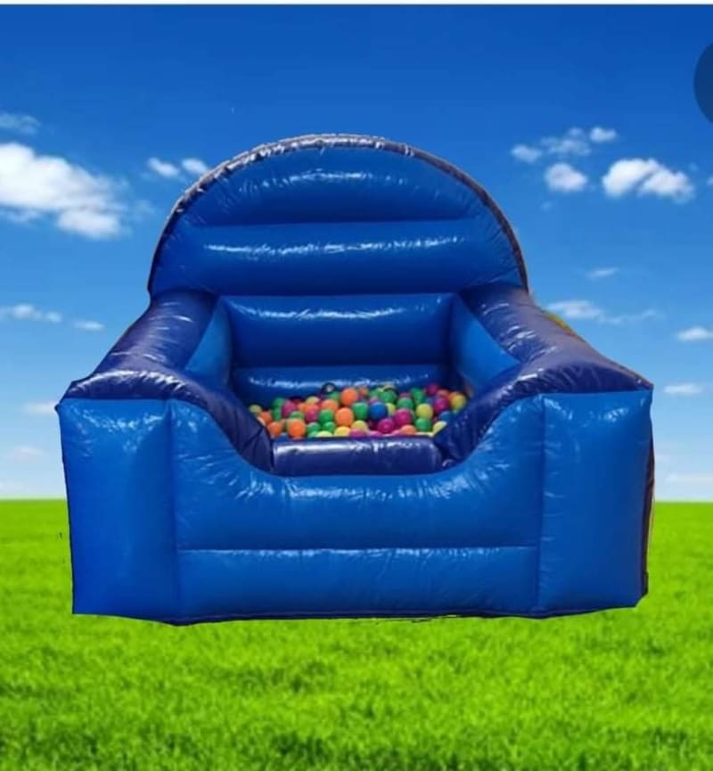 Blue Inflatable Ball Pool - Hereford Bounce And Slide, Bouncy Castle ...