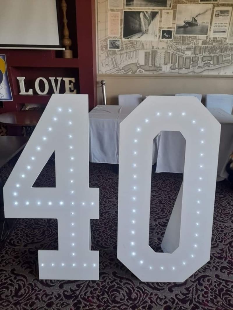 Led Numbers - Litherland Party Hire, Bouncy Castle Hire & Soft Play ...