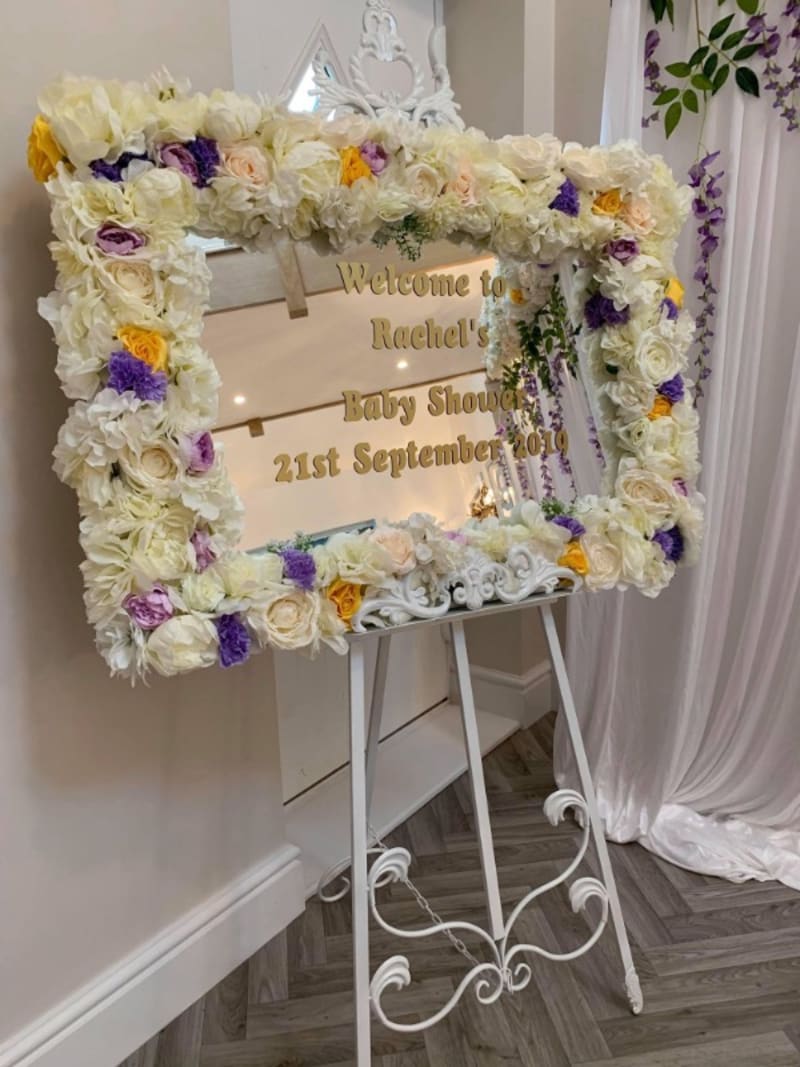 Floral Welcome Signs - Deluxe Flower Walls