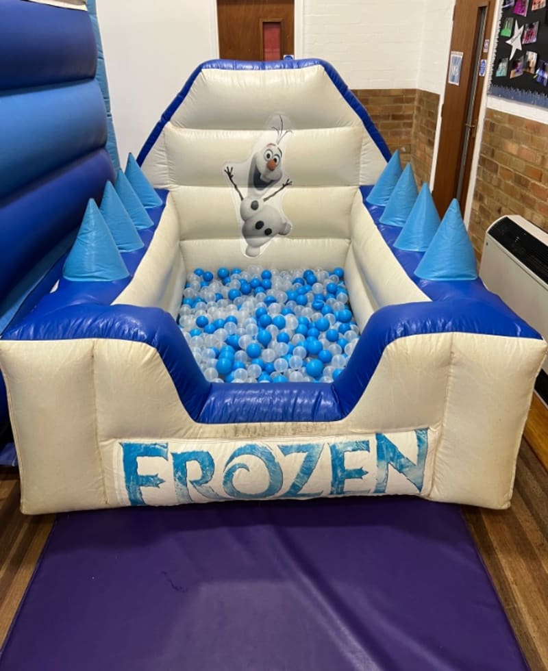 Frozen Ball Pit - Bouncy Castle and hot tub hire, based in Gwynedd, Wales