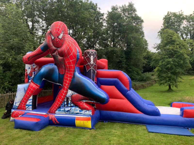Spider-man Combi Bouncy Castle - Kings Bouncy Castle Hire | Northern ...