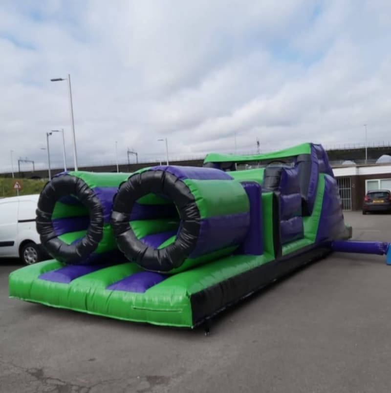 31ft Obstacle Course Kangaroo Castles | Party Hire | Telford ...