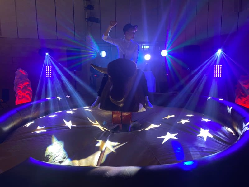 The Ultimate Disco Rodeo Bull - Clown Around Castles | Bouncy Castle ...