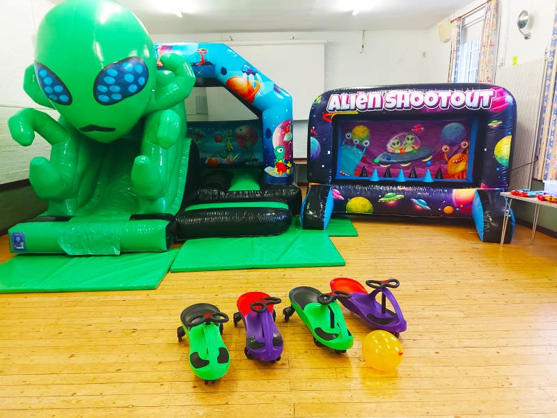 Alien Space Bouncy Castle Package Boston Bouncy Castle, Hot Tub & Soft ...