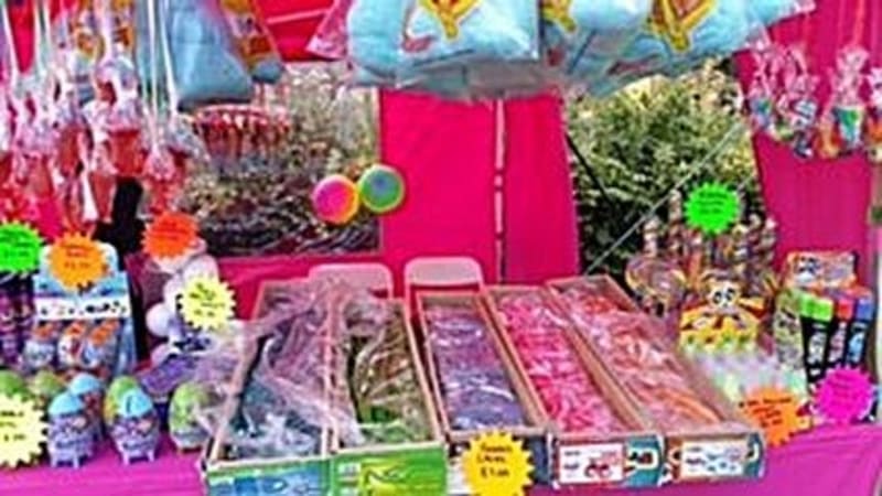 Candy Stall - Inflatable Fairs | Bouncy Castle Hire London, Essex