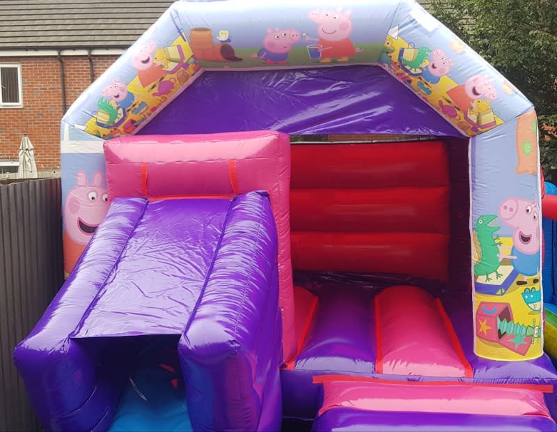 Peppa Pig Combo Slide - Litherland Party Hire, Bouncy Castle Hire ...