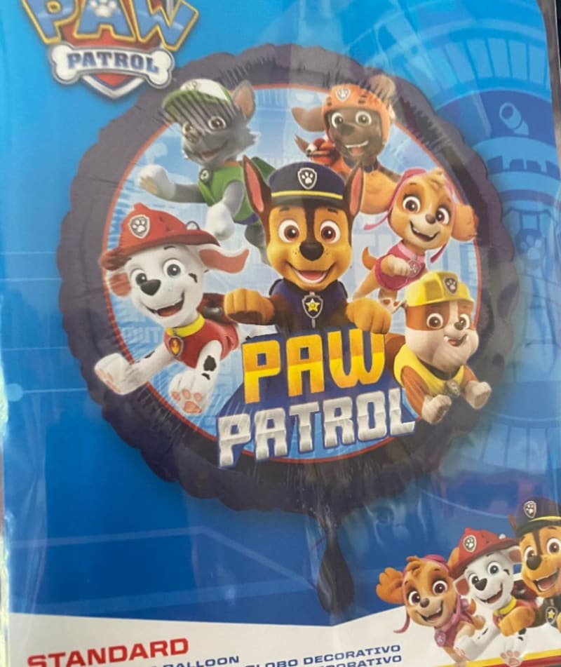 Paw Patrol Helium Balloon - Express Yourself Costume Hire | Southampton ...