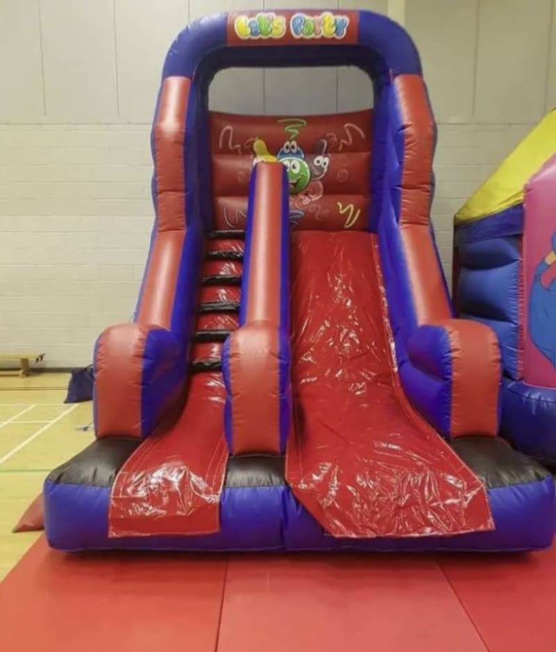 Lets Party Slide 2 - Jalmac Leisure | Bouncy Castle Hire, Tameside ...
