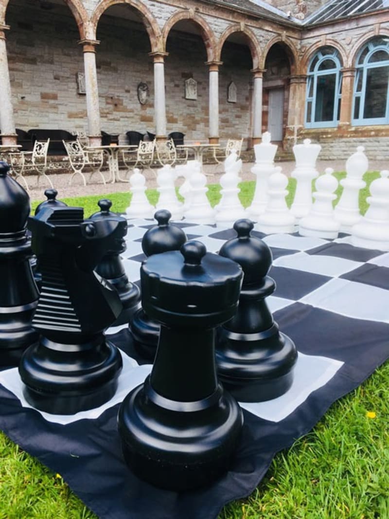 Giant Garden Chess Set