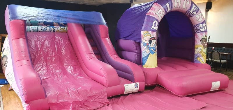 Disney Princess Castle And Slide Package Inflatable and Soft Play Hire ...