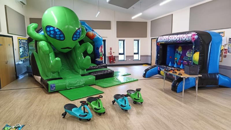 Alien Space Bouncy Castle Package Boston Bouncy Castle, Hot Tub & Soft ...