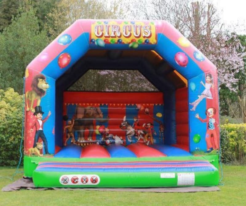 Adult Circus Castle - Clown Around Castles | Bouncy Castle Hire ...