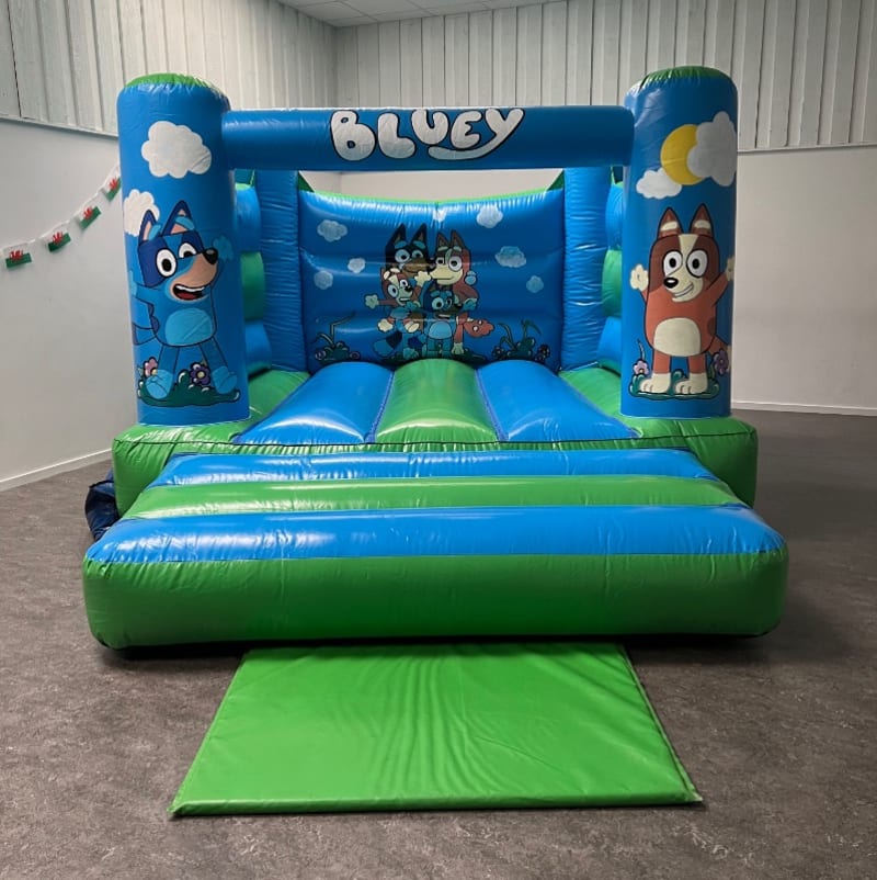 Bluey - Bouncy Castle and hot tub hire, based in Gwynedd, Wales