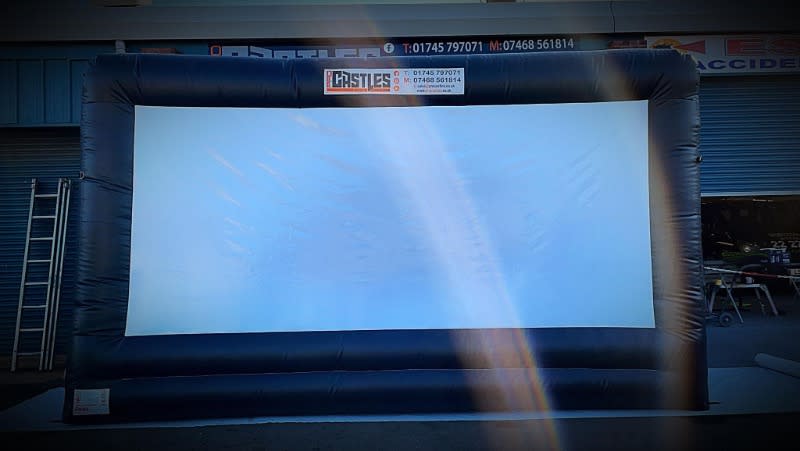 Mega 200u201d Cinema Screen - Pro Castles | Specialist in Bouncy Castle ...