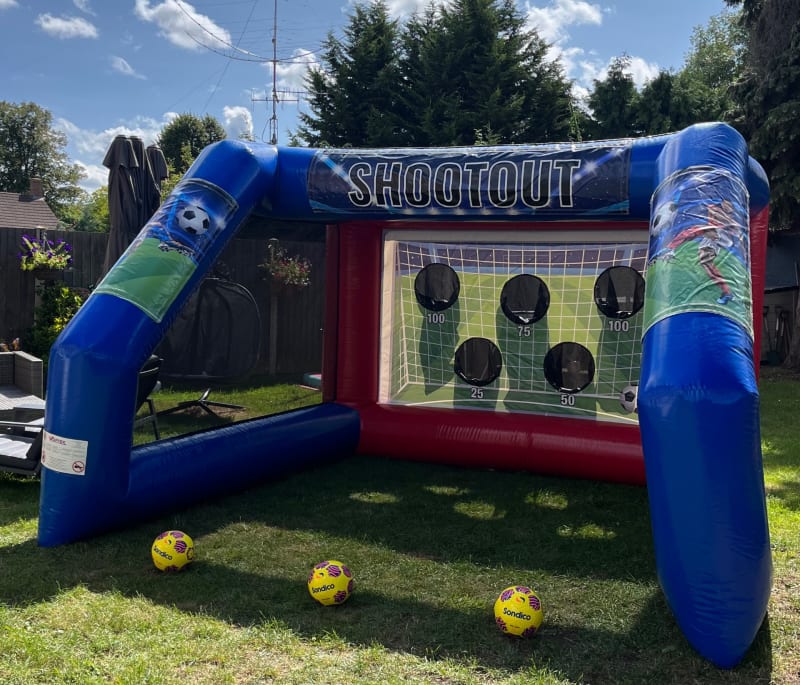 Penalty Shootout - Jaimies Castles, Bouncy Castle & soft play Hire Surrey