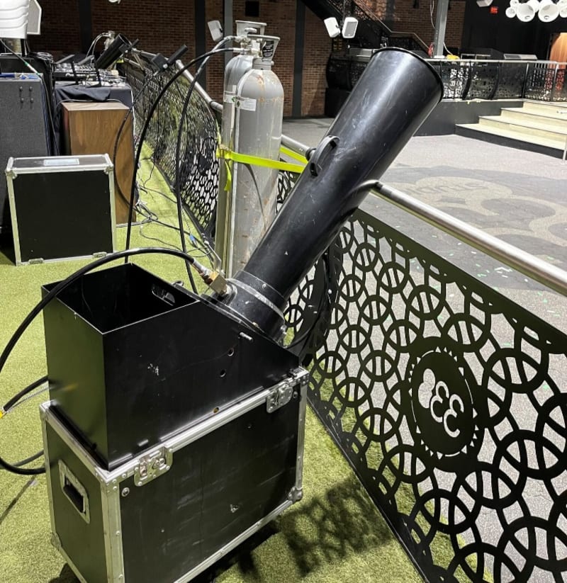 Confetti Cannon Hire Nightclub Confetti Cannon - Rodeo Bull Hire London ...