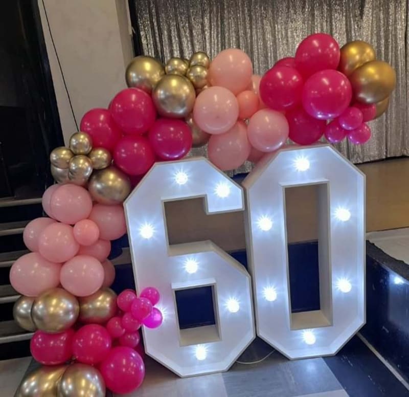 Led Numbers - Litherland Party Hire, Bouncy Castle Hire & Soft Play ...