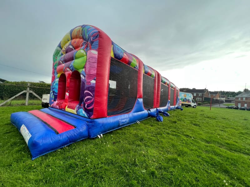 65ft Party Obstacle Course - Kings Bouncy Castle Hire | Northern Ireland