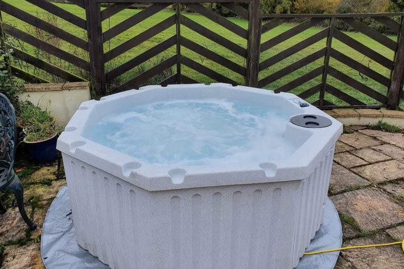 Octagonal Hot Tub Gallery - Hereford Hot Tub Hire