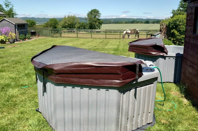 Octagonal Hot Tub Gallery - Hereford Hot Tub Hire