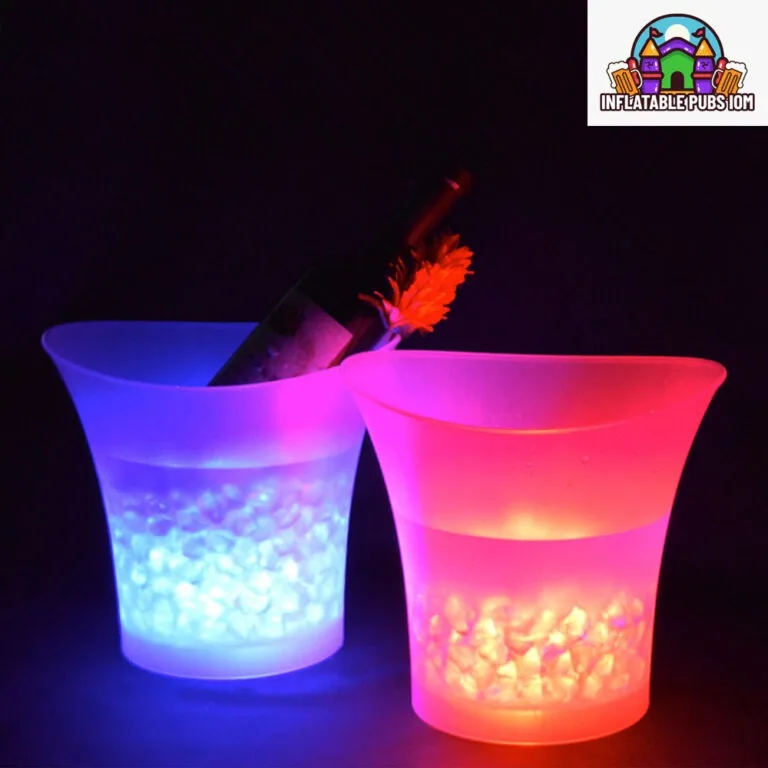 Coolers And Led Light Buckets - Fun 4 All Bouncy Castle Hire on the ...