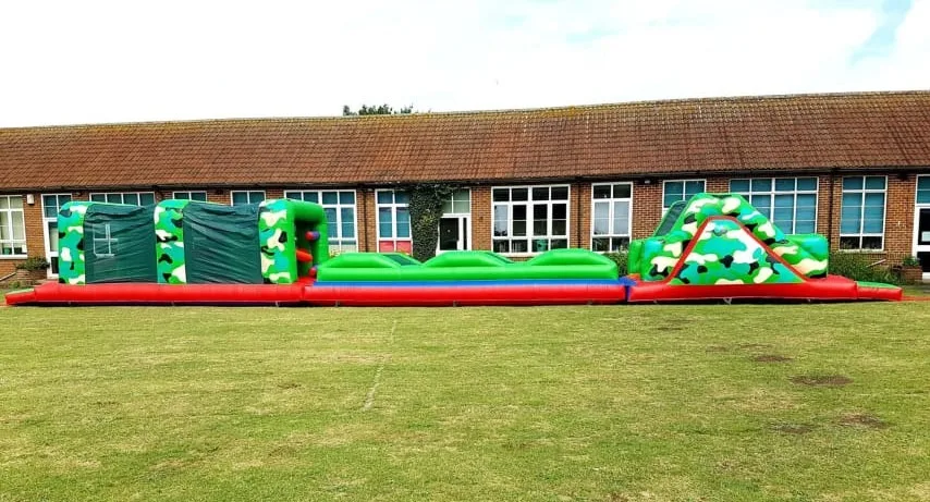 70ft Assault Course For Hire In Canterbury, Kent - Canterbury Bouncy ...
