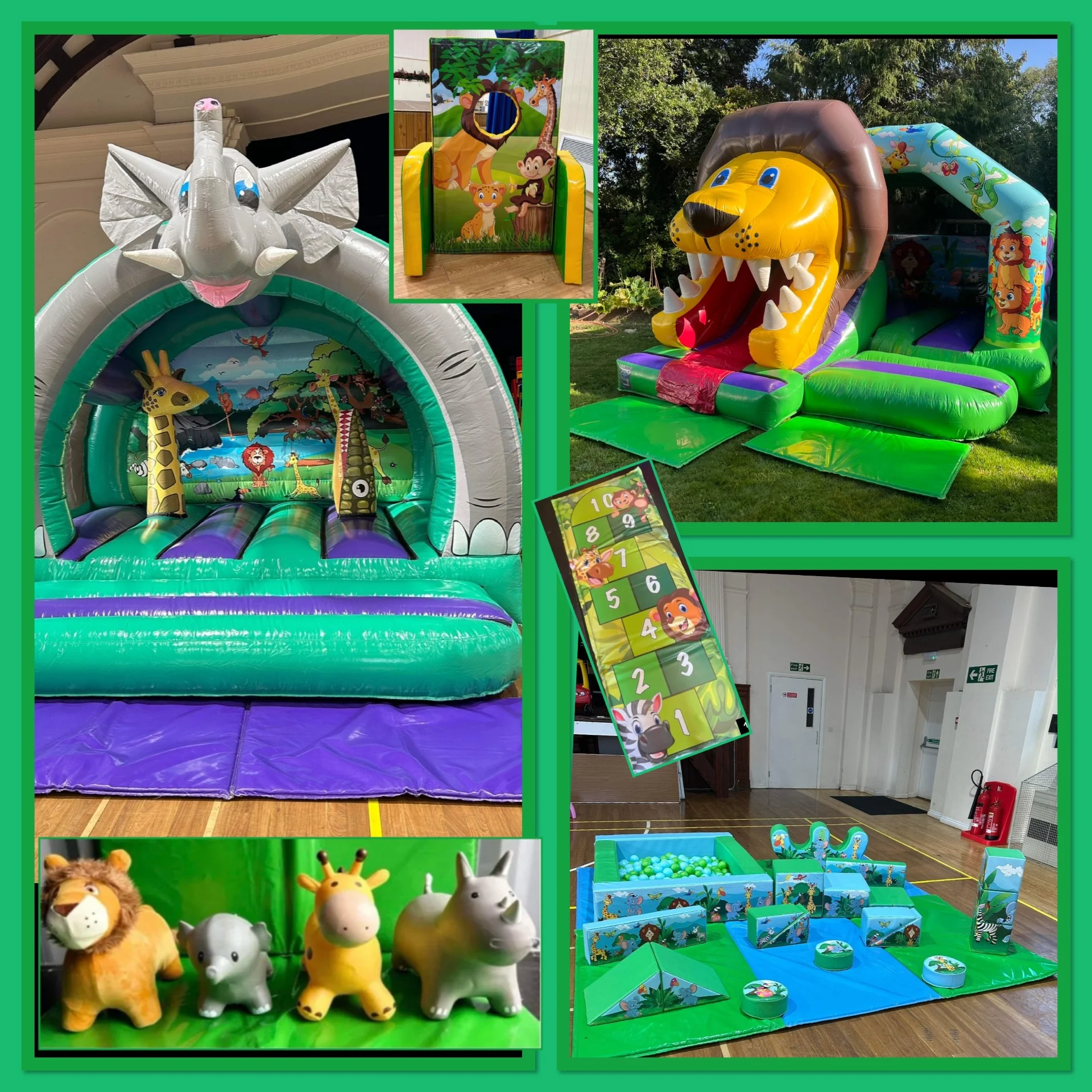 Mega Jungle Package Jaimies Castles, Bouncy Castle & soft play Hire Surrey