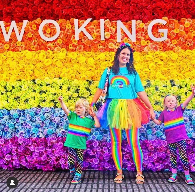 Rainbow Flower Wall Hire | London, Kent, Essex, Surrey & More - Deluxe ...