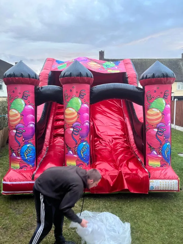 Party Time Slide - K&K Bouncy Castles Wirral