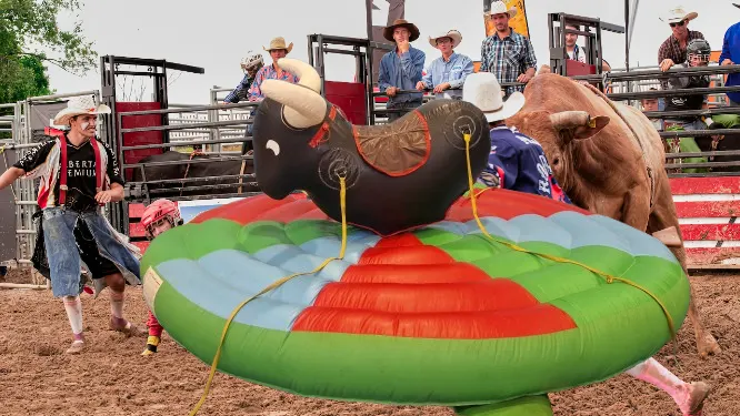 Inflatable Rodeo Bull - Riviera Events