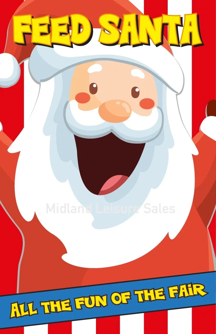 Side Stall Games Sales | Feed Santa Christmas Game | A Frame Feed The ...