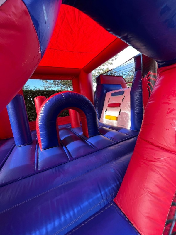 Spider-man Combi Bouncy Castle - Kings Bouncy Castle Hire | Northern ...